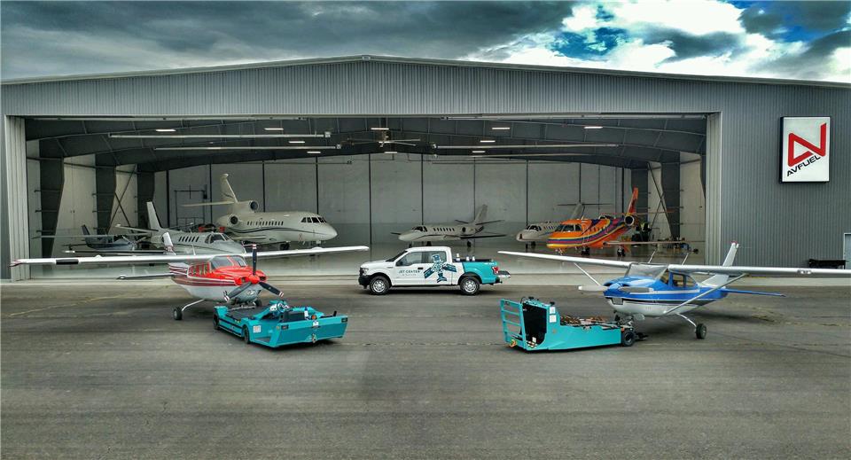 Hangar Construction Complete at Jet Center at Santa Fe (KSAF)