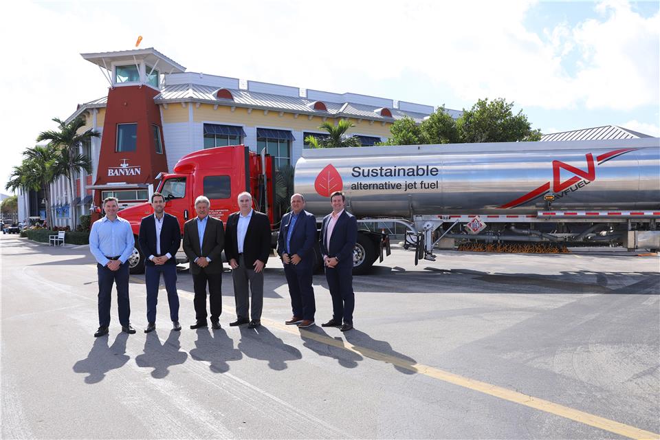 Banyan Air Service Welcomes Delivery of Avfuel SAF
